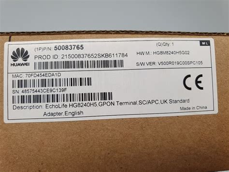 Huawei Gpon Fiber Optic Modem Terminal Computers And Tech Parts