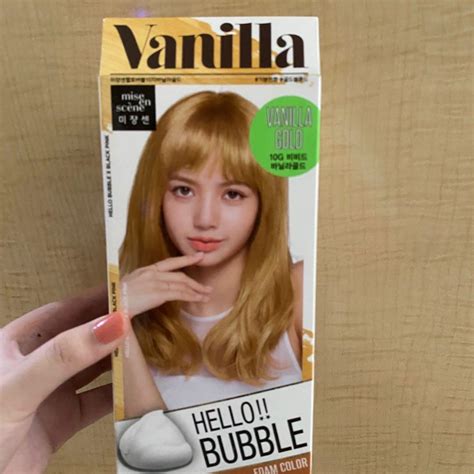 Cat Rambut Hello Bubble Mise En Scene Vanilla Gold Kesehatan And Kecantikan Perawatan Rambut Di