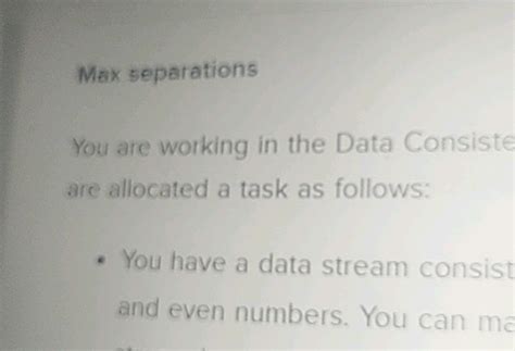 Max Separations You Are Working In The Data Studyx