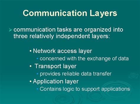 data and computer communications chapter 2 protocol architecture