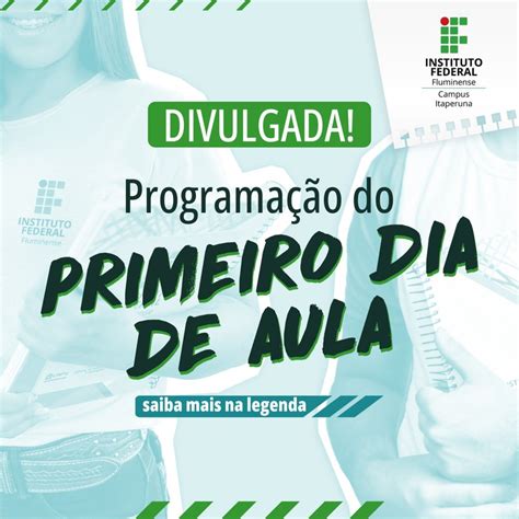 Abertura Do Ano Letivo No Iff Itaperuna Terá Horários Diferenciados