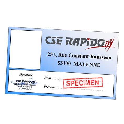 Carte Cse Specimen Ok Cse Rapido