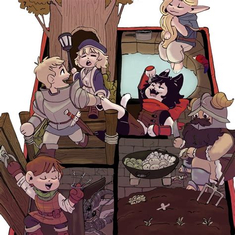 Dungeon Meshi Food Print Etsy