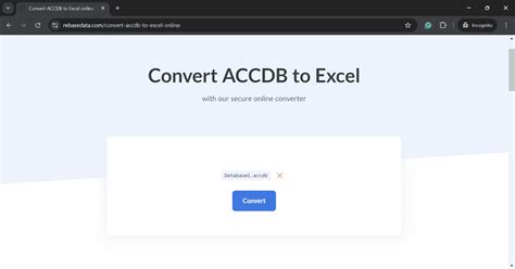 How To Convert Or Open Accdb Files In Microsoft Excel