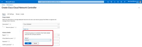 Cisco Cloud Network Controller Install Azure