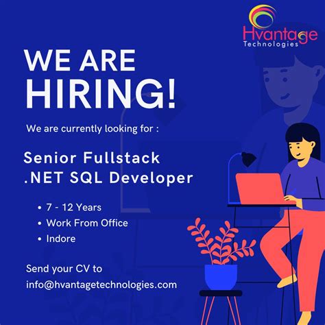 hvantage technologies inc usa on linkedin seniorfullstackdotnetsqldeveloper sqldeveloper