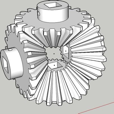 Bevel Gear By Imaicom 3d Model