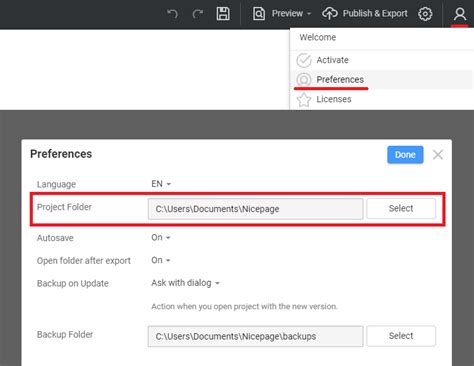 user interface translations nicepage documentation