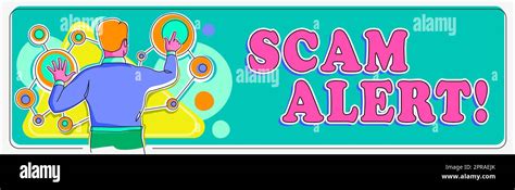 Writing Displaying Text Scam Alert Internet Concept Warning Someone About Scheme Or Fraud