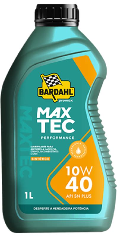 Bardahl Maxtec Performance Sn Plus 10w40 Sintético 24 X 1 Lt