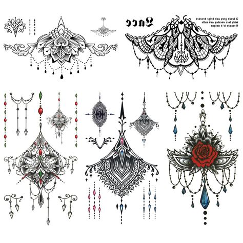 Sternum Mandala Tattoo