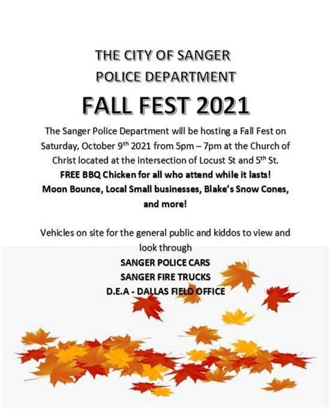 The City Of Sanger Police Sanger Police Department