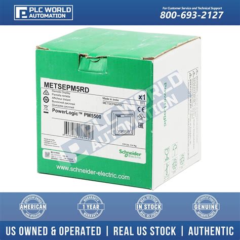 Metsepm5rd Schneider Power Logic Pm5500 5rd New Free Ups 2 Day Dlvry