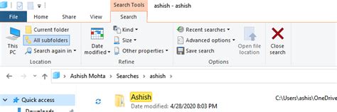 How To Save Frequent Search In Windows File Explorer