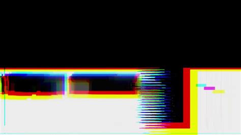 Slow Glitch Screen Elements Dark Effect Loop