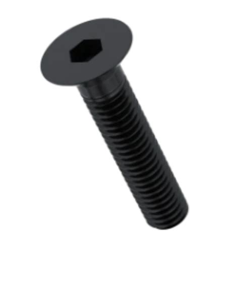 Buy Tvs M16 X 75 Allen Csk Hex Socket Head Screw 12 9 Iso 4014 Black