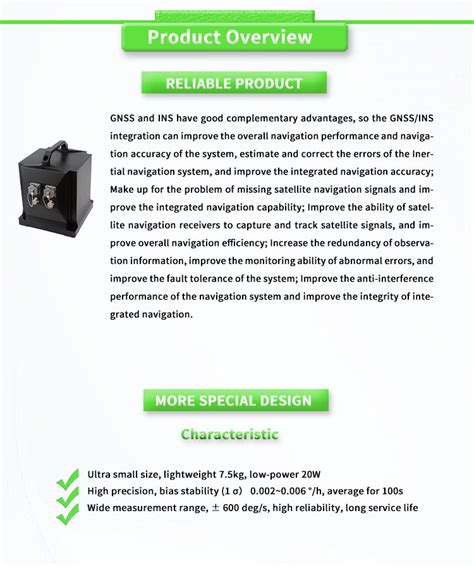 20w Azimuth Reference Fiber Optic Gyroscope Sensors Gnssins Integrated Inertial Navigation System