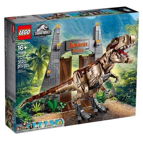 LEGO Jurassic Park Set Of The Front Gate Contains Over 3 000 Pieces
