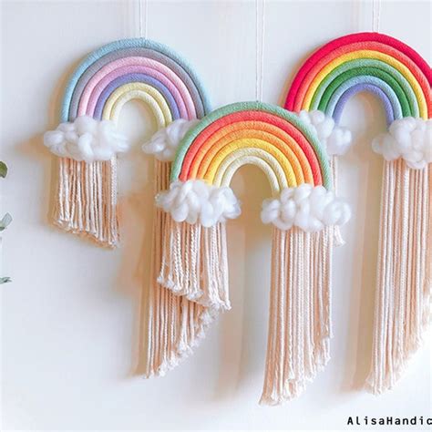 Rainbow Macrame Kit Etsy