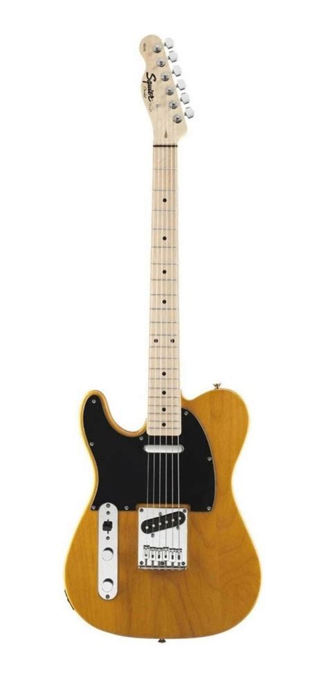 Guitarra El Ctrica Para Zurdo Squier By Fender Telecaster De Lamo Butterscotch Blonde Laca