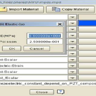 Material Editor Window Download Scientific Diagram