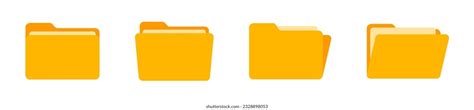 file folder vector icons file folders stock vector royalty free