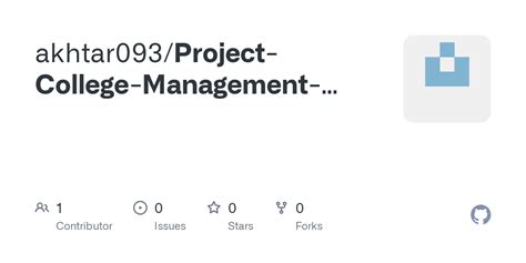 github akhtar093 project college management system