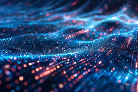 Big Data Background Abstract Digital Technology Flow Pattern Big Data