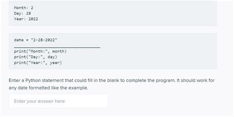 Solved Complete The Following Program With A Single