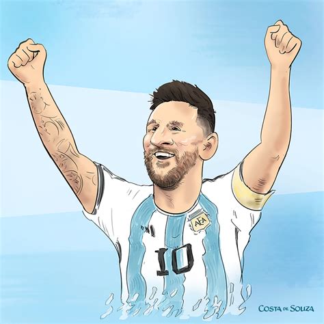 Messi Caricatura By Soymiyart On Deviantart