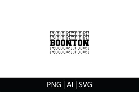 Stacked Boonton Graphic By A Crafty Dad · Creative Fabrica