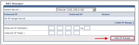 How To Add IP Range For A Particular Server