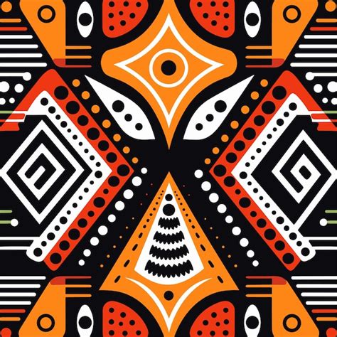 Premium Vector Mud Cloth Pattern