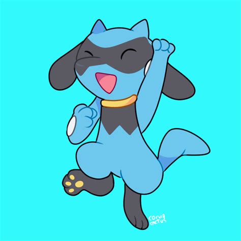 Riolu Cheer By Sodasquids On Itaku