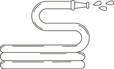 Water Hose Coloring Page Free Printable Coloring Pages