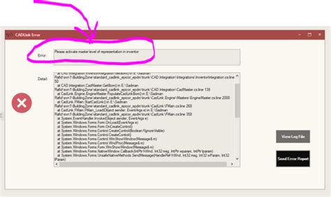 Cadlink Keeps Throwing This Error Autodesk Community