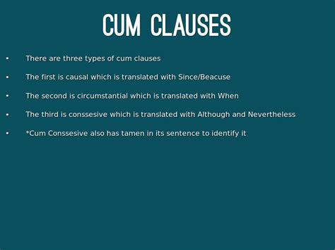 Subjunctive Clauses By Ewoods