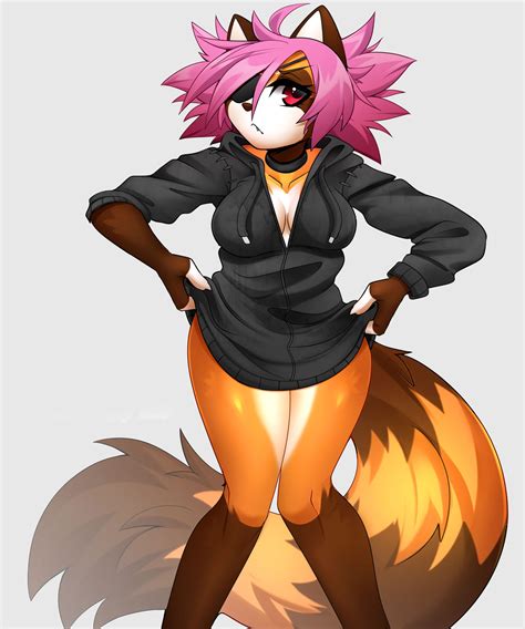 Rule 34 Ailurid Anthro Breasts Brown Body Brown Fur Clothed Clothed