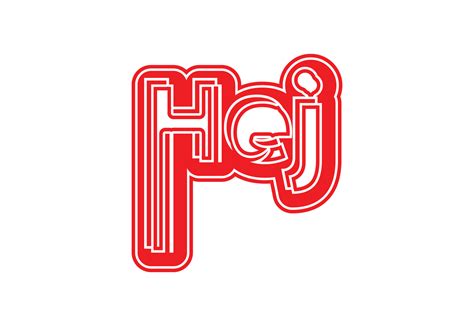 Hej Letter Logo And Icon Design Template 18914010 Vector Art At Vecteezy