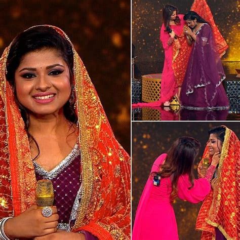Indian Idol 12 Arunita Kanjilal Received A Chunar From Sonu Kakkar