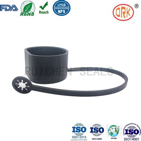 Experienced Oem Customized Blue Soft Silicone Rubber Button Cover For