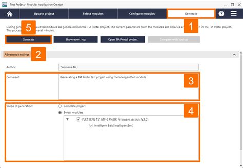 Automated Creation Of Tia Portal Projects For Complex Machine Setups