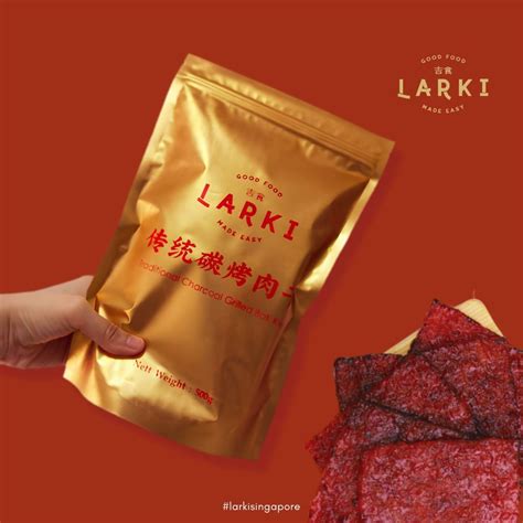 Larki Signature Tender Charcoal Grilled Bak Kwa Minced Food And Drinks