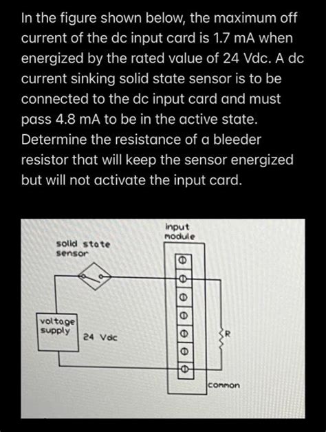 Solved In The Figure Shown Below The Maximum Off Current Of Chegg