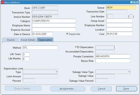 Oracle Assets User Guide Oracle Assets User Guide