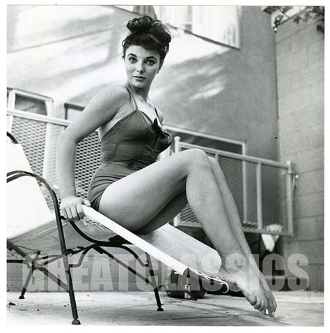 Joan Collins 1950s Gorgeous Swimsuit Pinup Original Vintage Dblwt