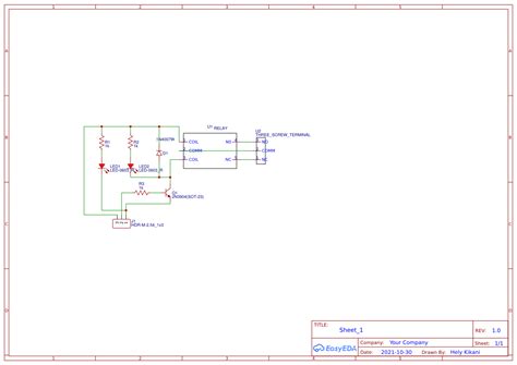 RELAY MODULE EasyEDA Open Source Hardware Lab