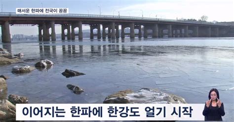 한파·폭설에 한강 얼음·농작물 피해모레부터 맹추위