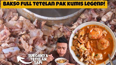 BAKSO URAT BANJIR TETELAN PAK KUMIS LEGEND DI DENPASAR! SURGANYA TETELAN!! - YouTube