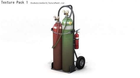 3d Oxy Acetylene Cart Turbosquid 1379988